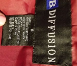 I.B. Diffusion | Jackets & Coats | Ib Diffusion Red Faux Leather Jacket ...